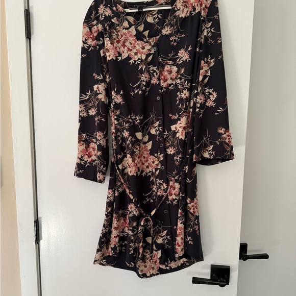 41 Hawthorn | Dresses | 4 Hawthorn Navy Floral Long Sleeve Dress | Poshmark